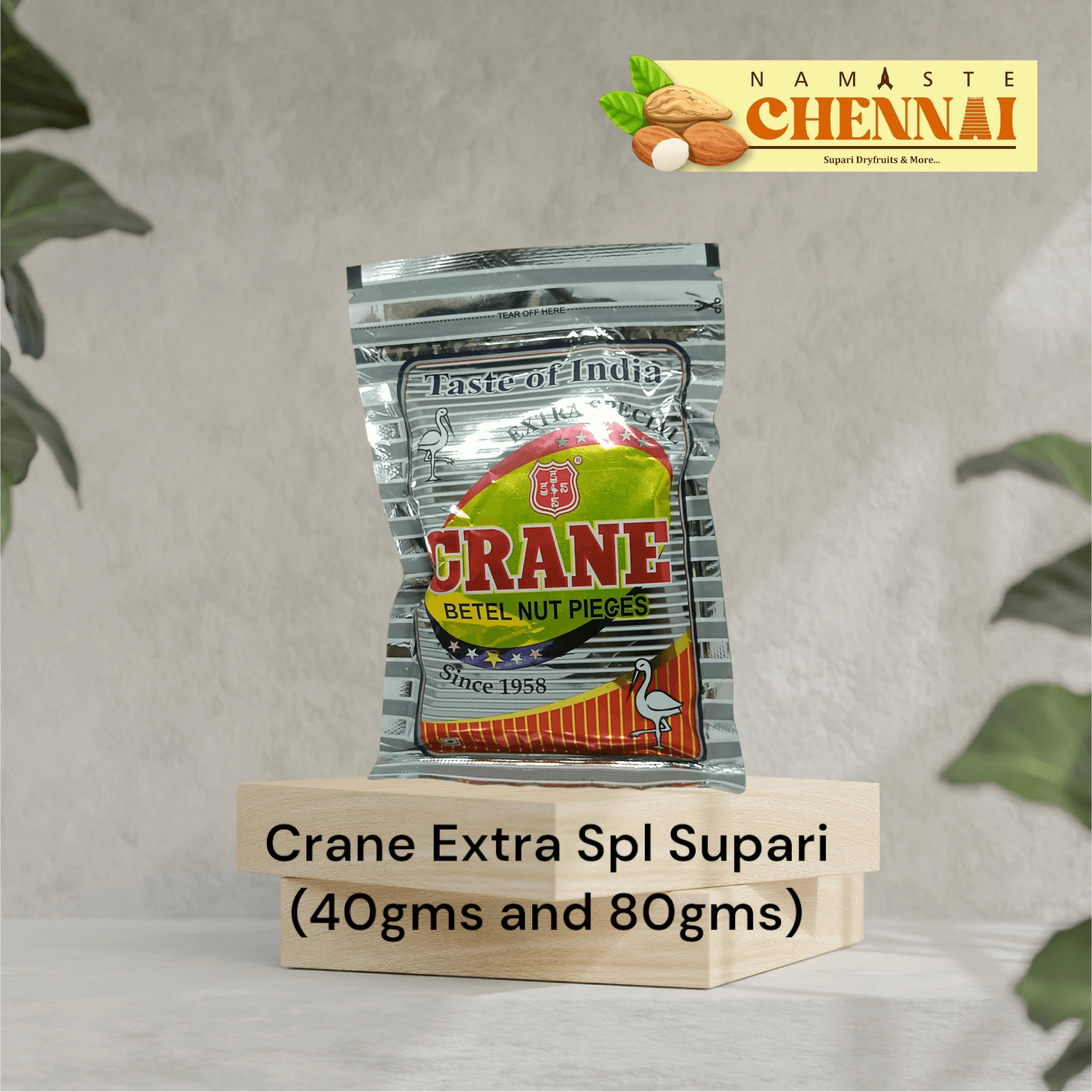 Crane Betel Nut Pieces - Extra Special – Namaste Chennai